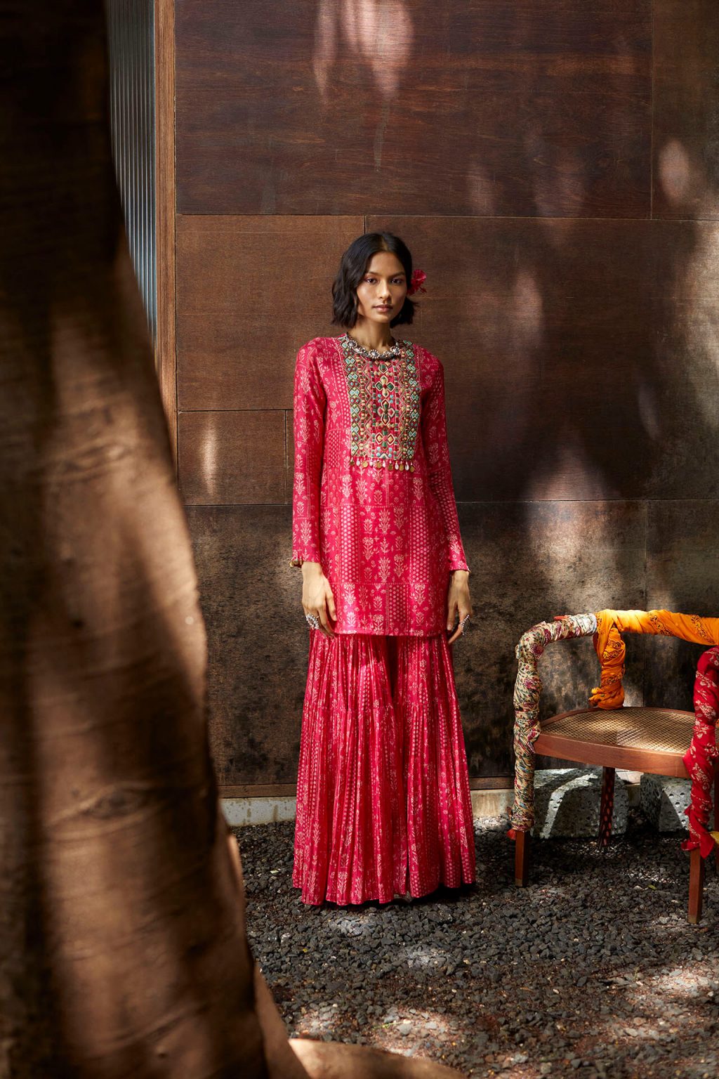 Pink Sharara Set – Label Anushree