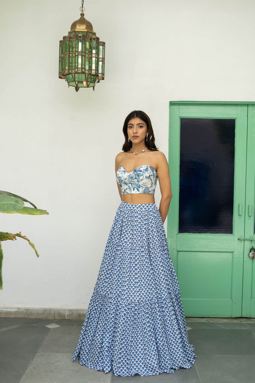 Folk Print Cape Set – Label Anushree