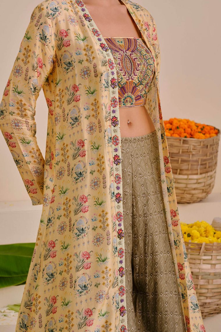 Lemon tree cape set – Label Anushree